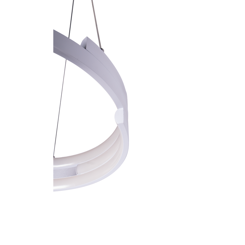 Pendente LED 48W Moderno Branco 3000K